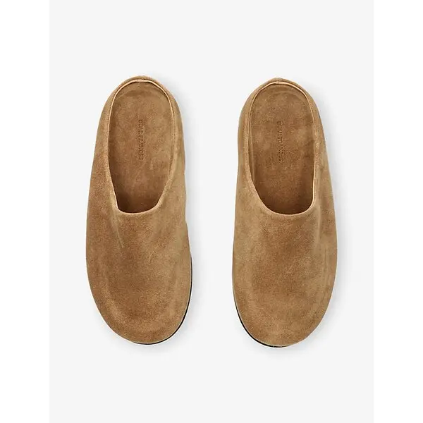 Dear Frances Vico Suede Mules - Camel