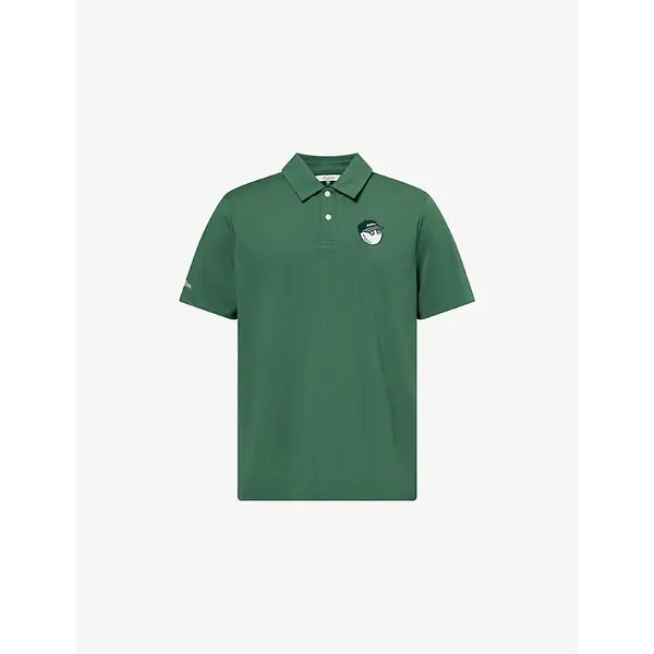 MALBON Fairway Baldwin Woven Polo T-shirt