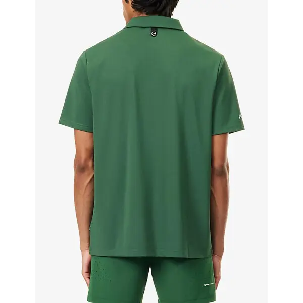 MALBON Fairway Baldwin Woven Polo T-shirt