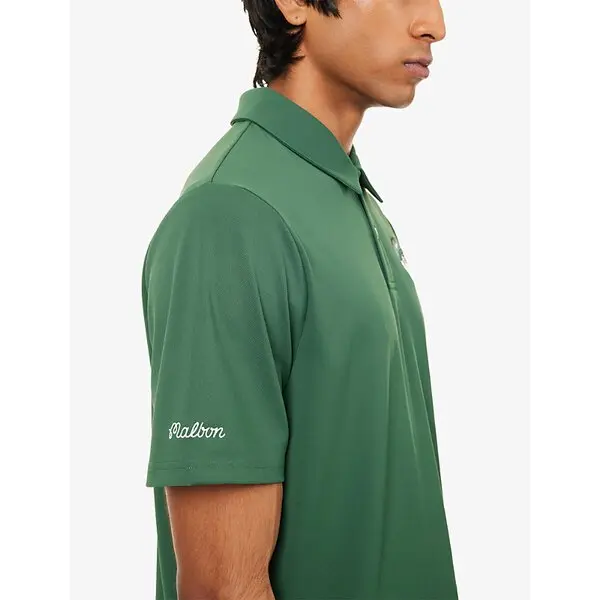 MALBON Fairway Baldwin Woven Polo T-shirt