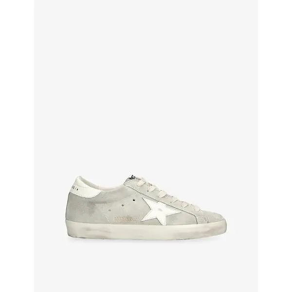 GOLDEN GOOSE Super Star Suede Trainers - Grey/light