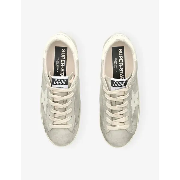 GOLDEN GOOSE Super Star Suede Trainers - Grey/light