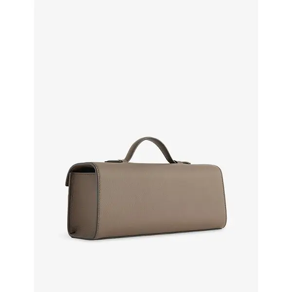 Savette Symmetry Slim Leather Top-handle Bag - Mink
