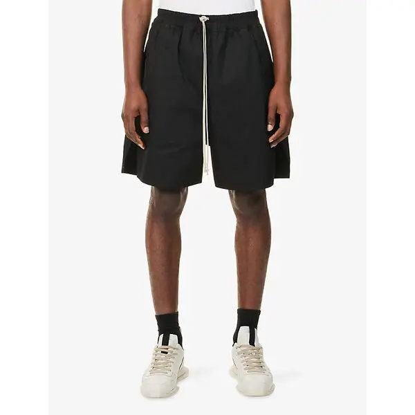 Rick Owens Drawstring Cotton-jersey Shorts