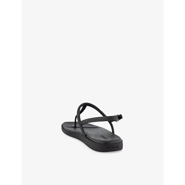 CROCS Miami Rubber Thong Sandals With Adjustable Buckle