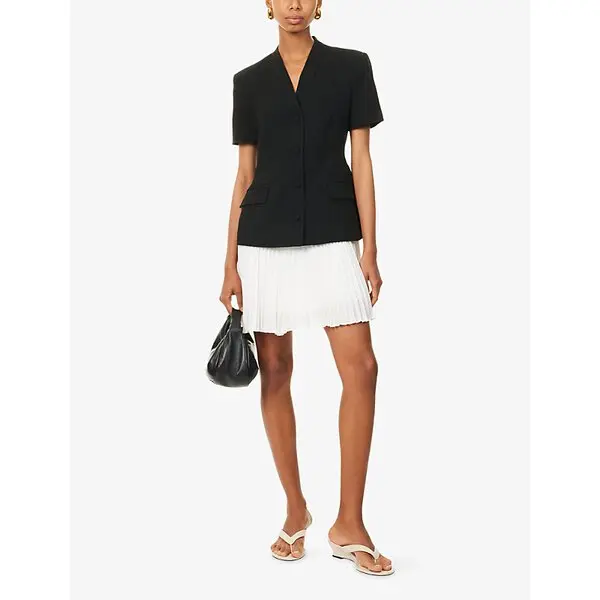 Simkhai Leah Blazer Crepe Mini Dress