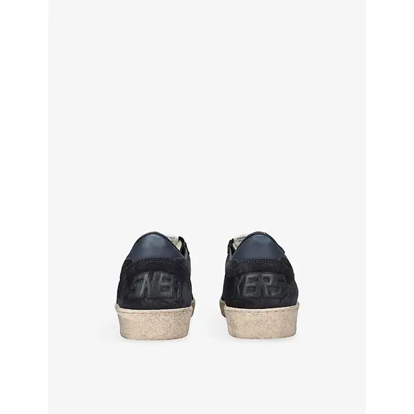 GOLDEN GOOSE Ballstar Suede Trainers - Blue/dark