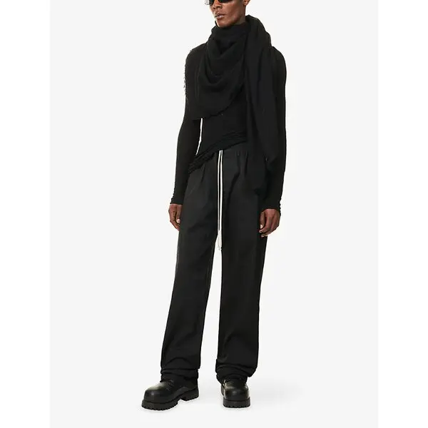 Rick Owens Dietrich Drawstring Trousers - Black