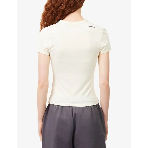 SISTERS & SEEKERS Good Luck' Stretch-modal T-shirt