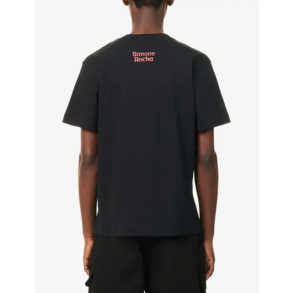 Simone Rocha Coming Up Roses Cotton T-shirt