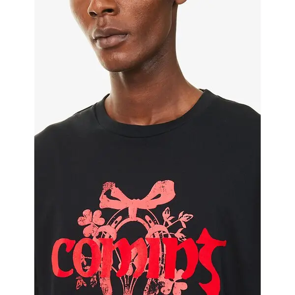 Simone Rocha Coming Up Roses Cotton T-shirt