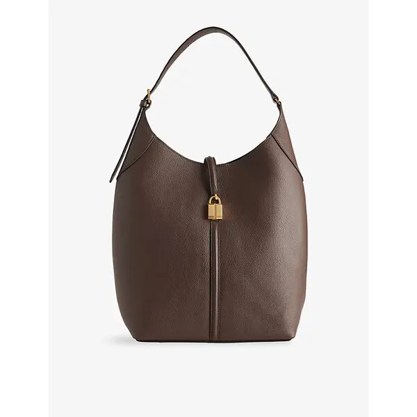 DEMELLIER The Siena Leather Bucket Shoulder Bag - Mocha