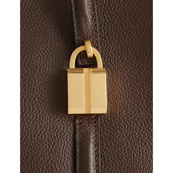 DEMELLIER The Siena Leather Bucket Shoulder Bag - Mocha