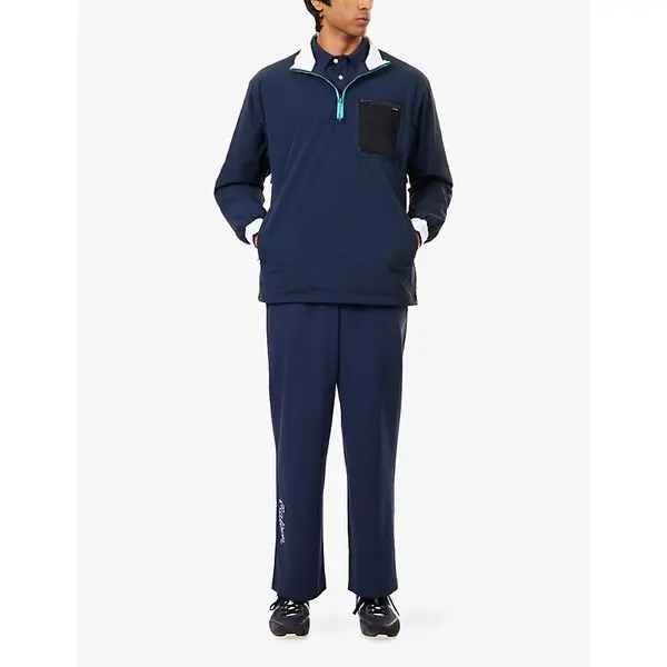 MALBON Cascade Chest-pocket Woven Windshirt