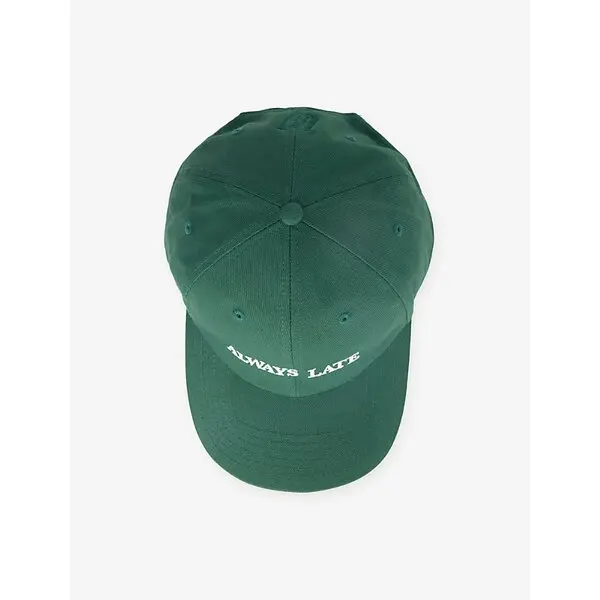 UNTIL FURTHER NOTICE Slogan Embroidered Cotton Cap
