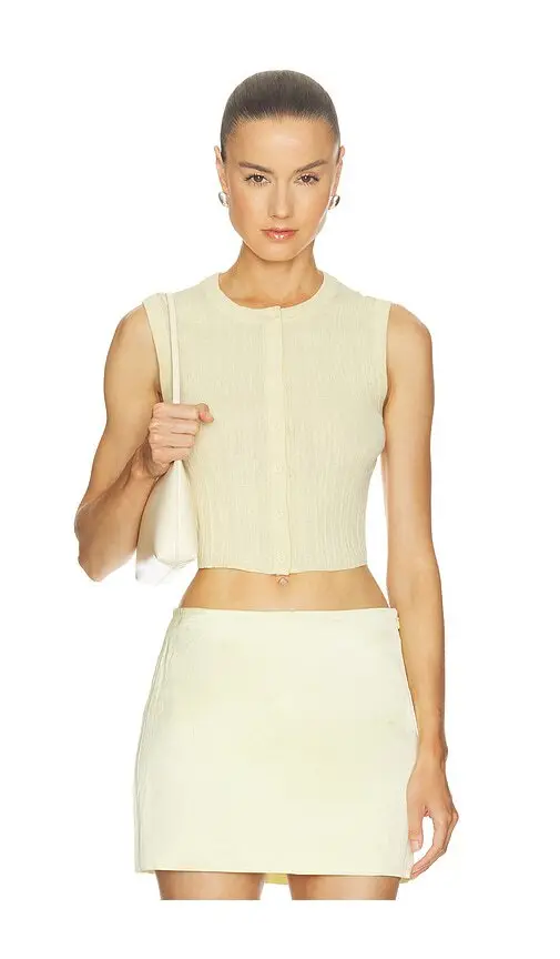 A.L.C. Lottie Knit Top - Yellow