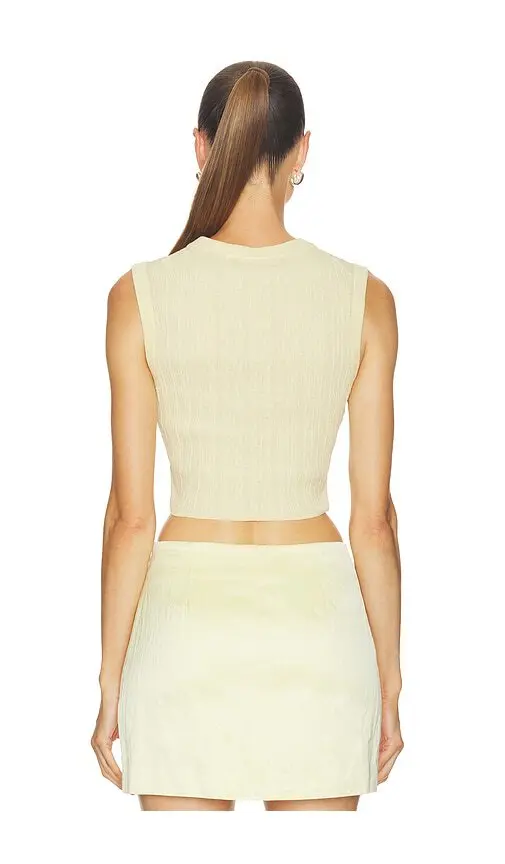 A.L.C. Lottie Knit Top - Yellow