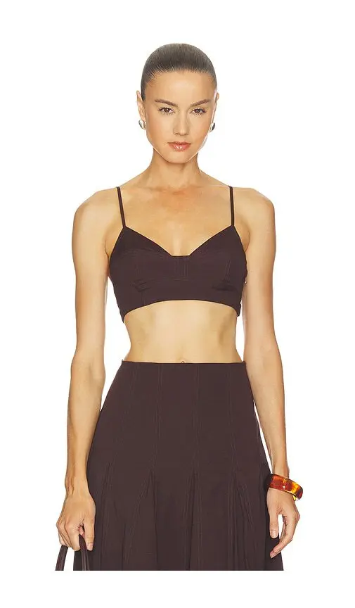A.L.C. Joan Bra Top In . Also - Brown
