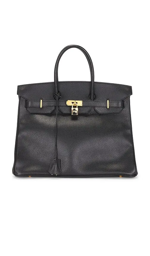 FWRD RENEW Hermes 1996 Ardennes Birkin 35 Retourne Handbag - Black