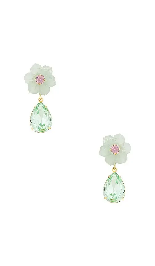 JENNIFER BEHR Juna Earrings - Sage