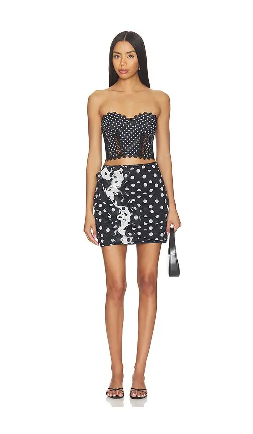 Charo Ruiz Ibiza Top Flare - Black