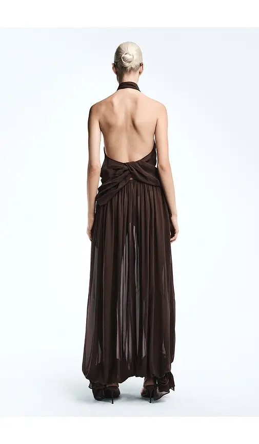 Revolve Benoit Silk Pant - Brown