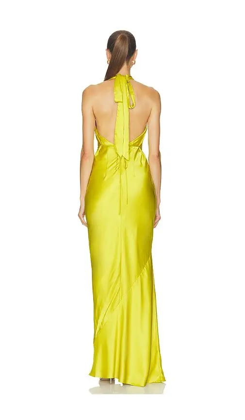 NOOKIE Penelope Drape Gown - Yellow