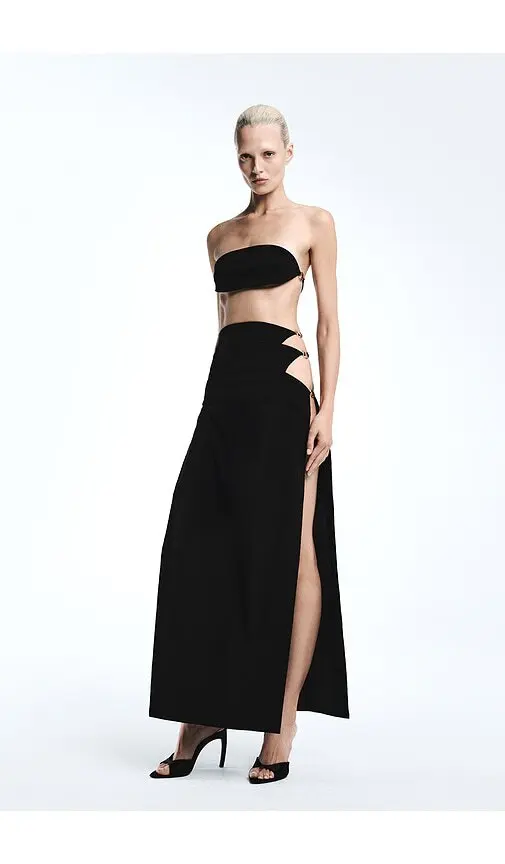 Revolve Elettra Crop Top - Black