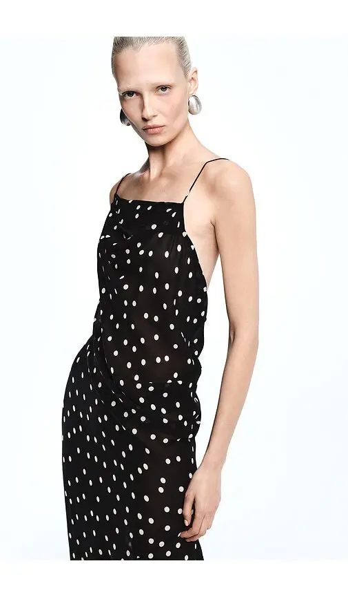 Revolve Siagre Silk Backless Gown - Black