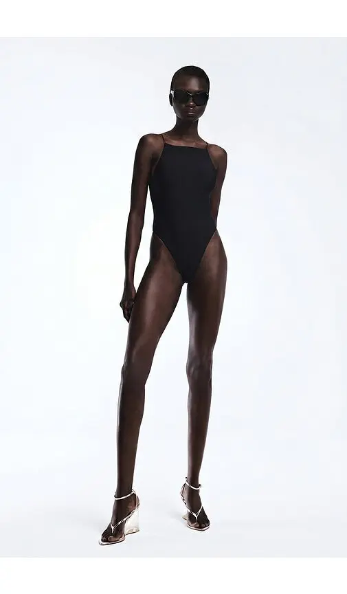 Revolve Basile Bodysuit - Black