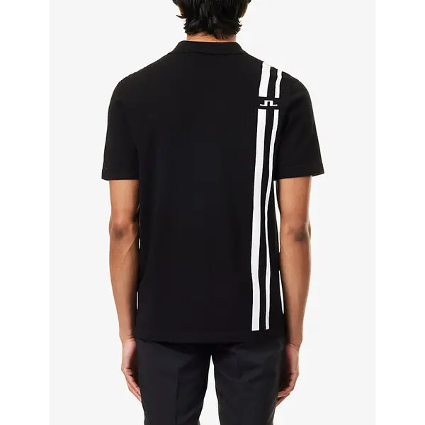 J. Lindeberg 30y Wallis Woven-knit Polo T-shirt Xxl