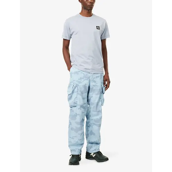 Stone Island Brand-patch Cotton T-shirt