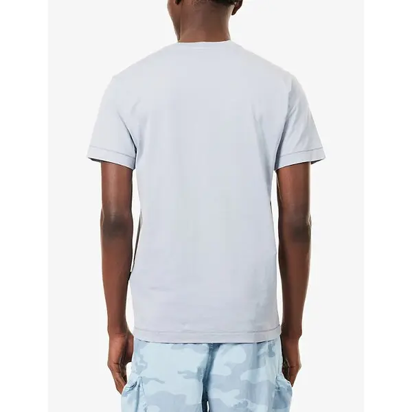 Stone Island Brand-patch Cotton T-shirt