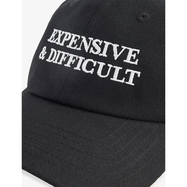 UNTIL FURTHER NOTICE Embroidered Cotton-twill Baseball Cap - Black