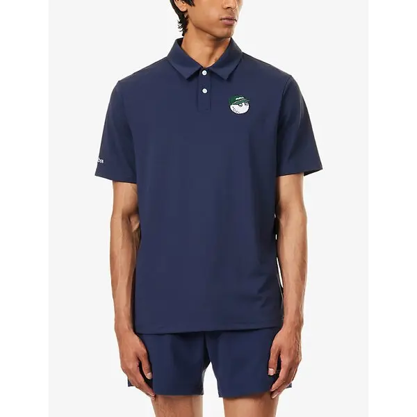 MALBON Fairway Baldwin Woven Polo T-shirt