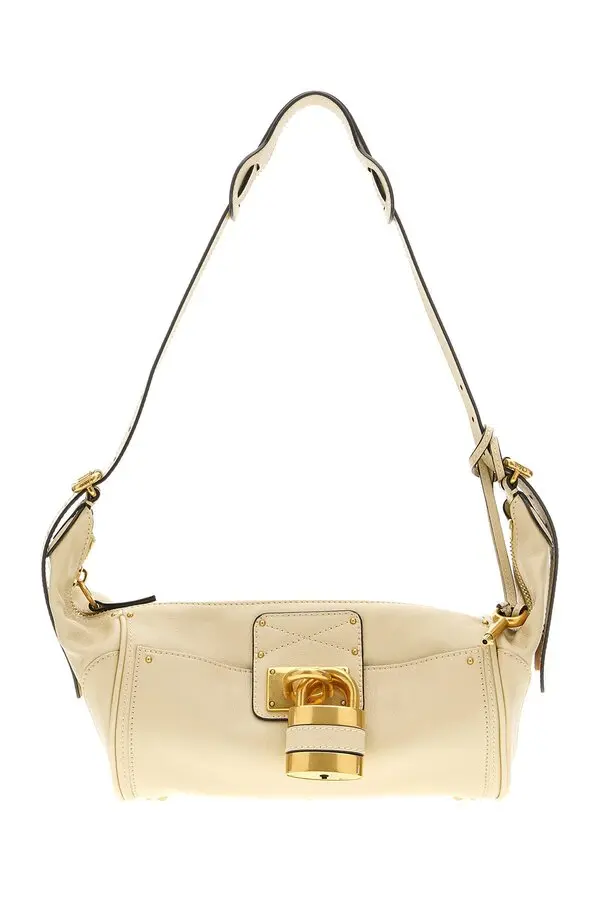 Chloé Shoulder Bag With Gold Tone Lock - Multicolor