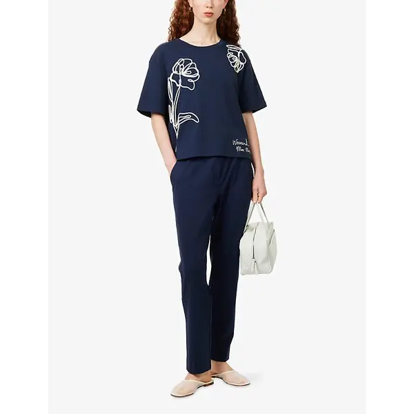 Max Mara Slim-leg Stretch-jersey Trousers