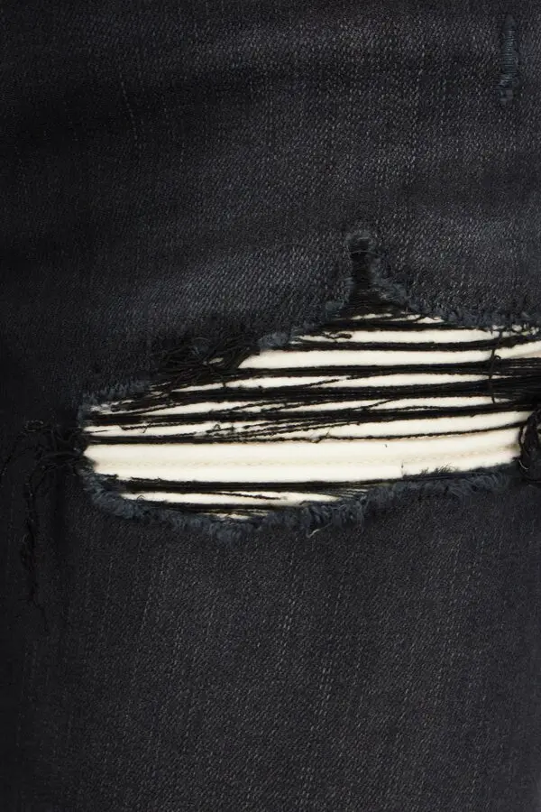 Amiri Slim Fit Distressed Jeans - Multicolor