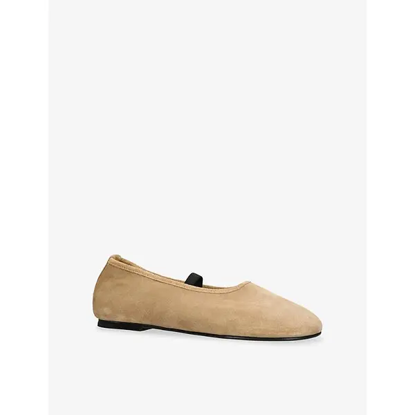 Dear Frances Balla Strap Leather Ballet Flats