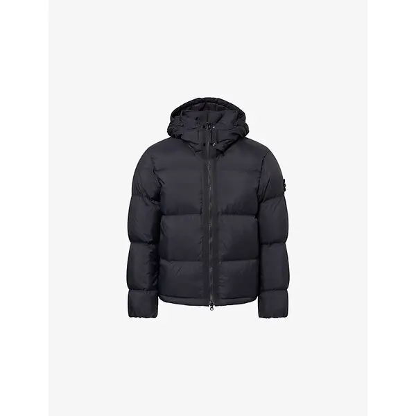 Stone Island Compass-badge Down Puffer Jacket - Black