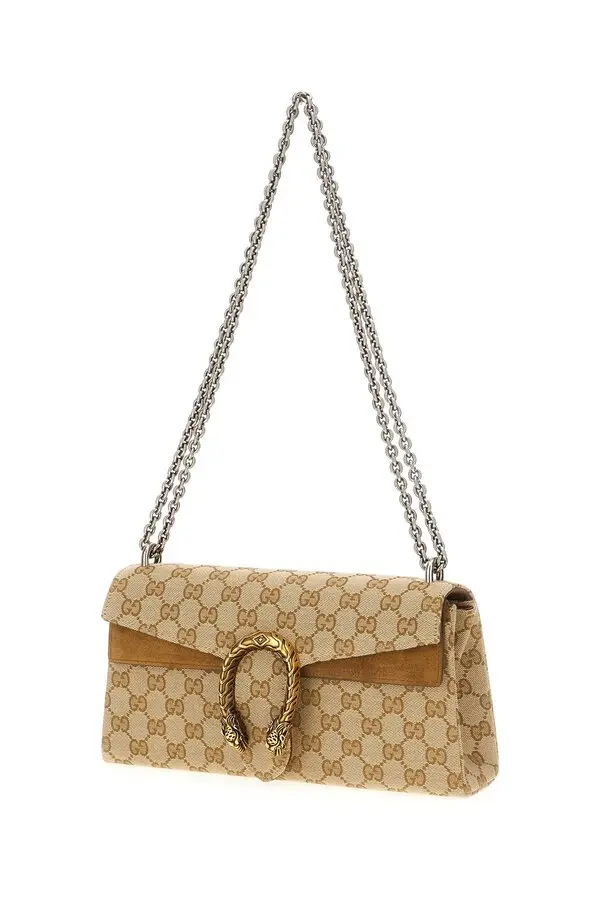 Gucci Monogram Canvas Shoulder Bag