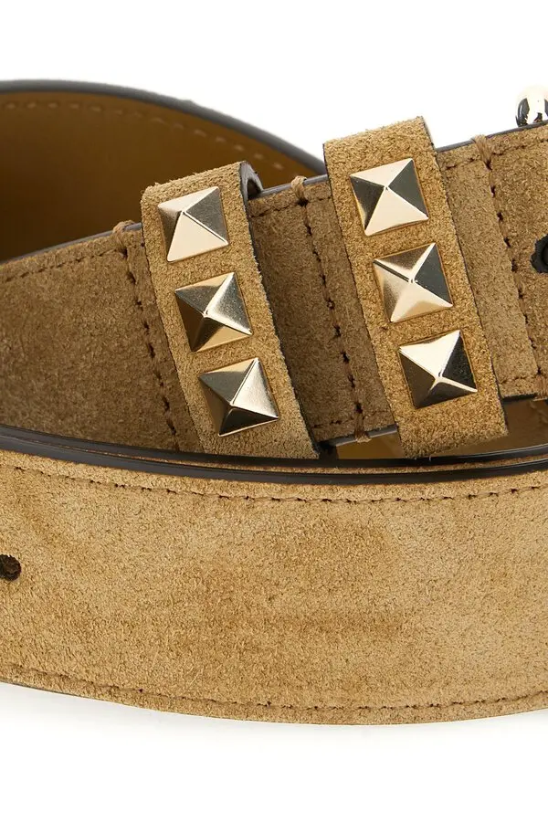 Valentino Garavani Embellished Leather Belt