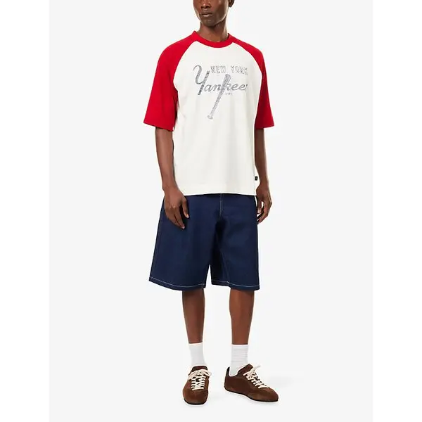 New Era Mlb New York Yankees Boxy-fit Cotton T-shirt