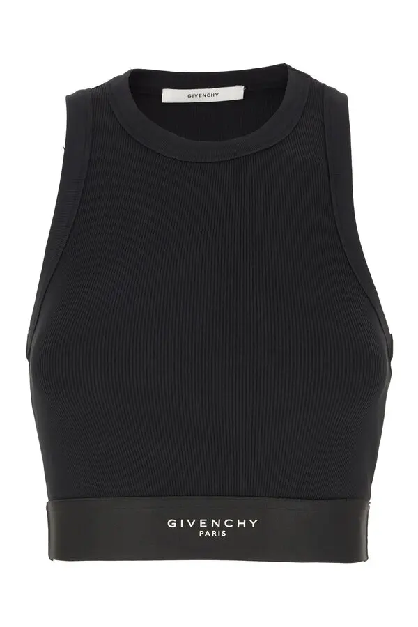 Givenchy Ribbed Cropped Knit Top