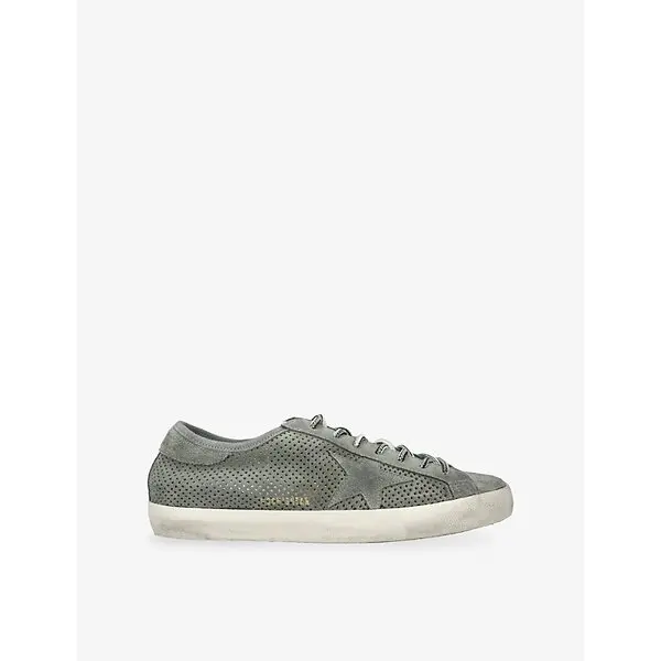 GOLDEN GOOSE Super Star 35567 Perforated Suede Trainers