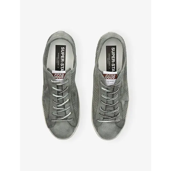 GOLDEN GOOSE Super Star 35567 Perforated Suede Trainers