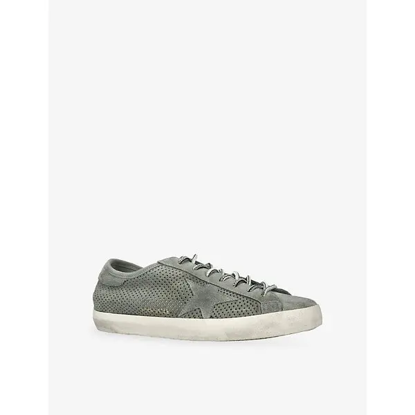 GOLDEN GOOSE Super Star 35567 Perforated Suede Trainers