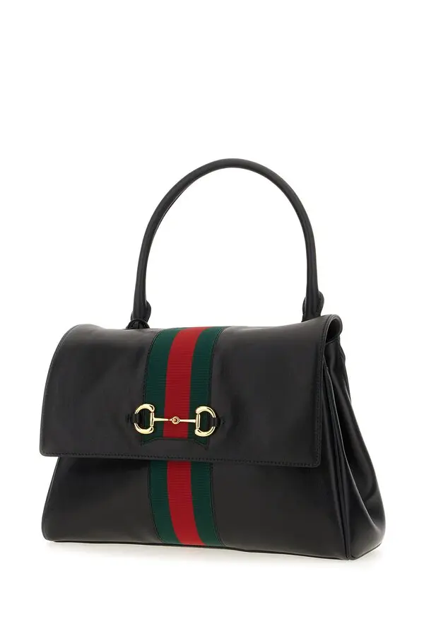 Gucci Horsebit Detail Top Handle Bag - Multicolor