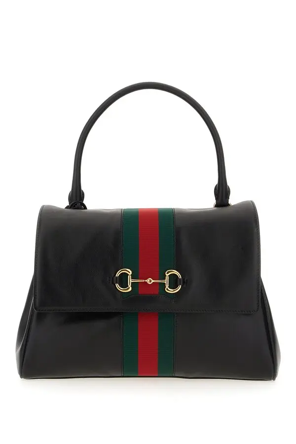 Gucci Horsebit Detail Top Handle Bag - Multicolor