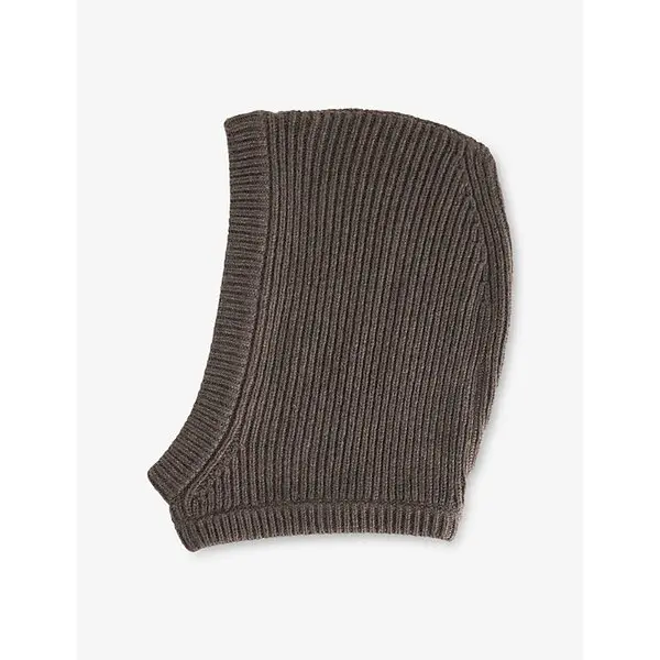 Rick Owens Brushed Cashmere-blend Knit Hood